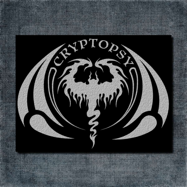 Cryptopsy Back Patch, Cryptopsy Logo Big Back Patch – vestimen